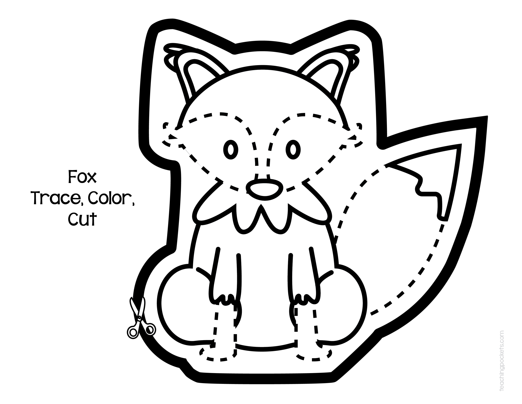 Winter Animals Fine Motor Worksheets – Teaching Pockets