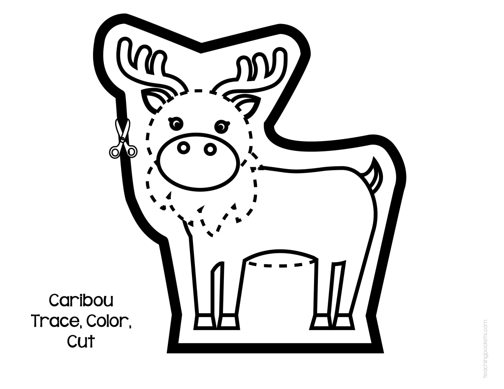 Winter Animals Fine Motor Worksheets – Teaching Pockets