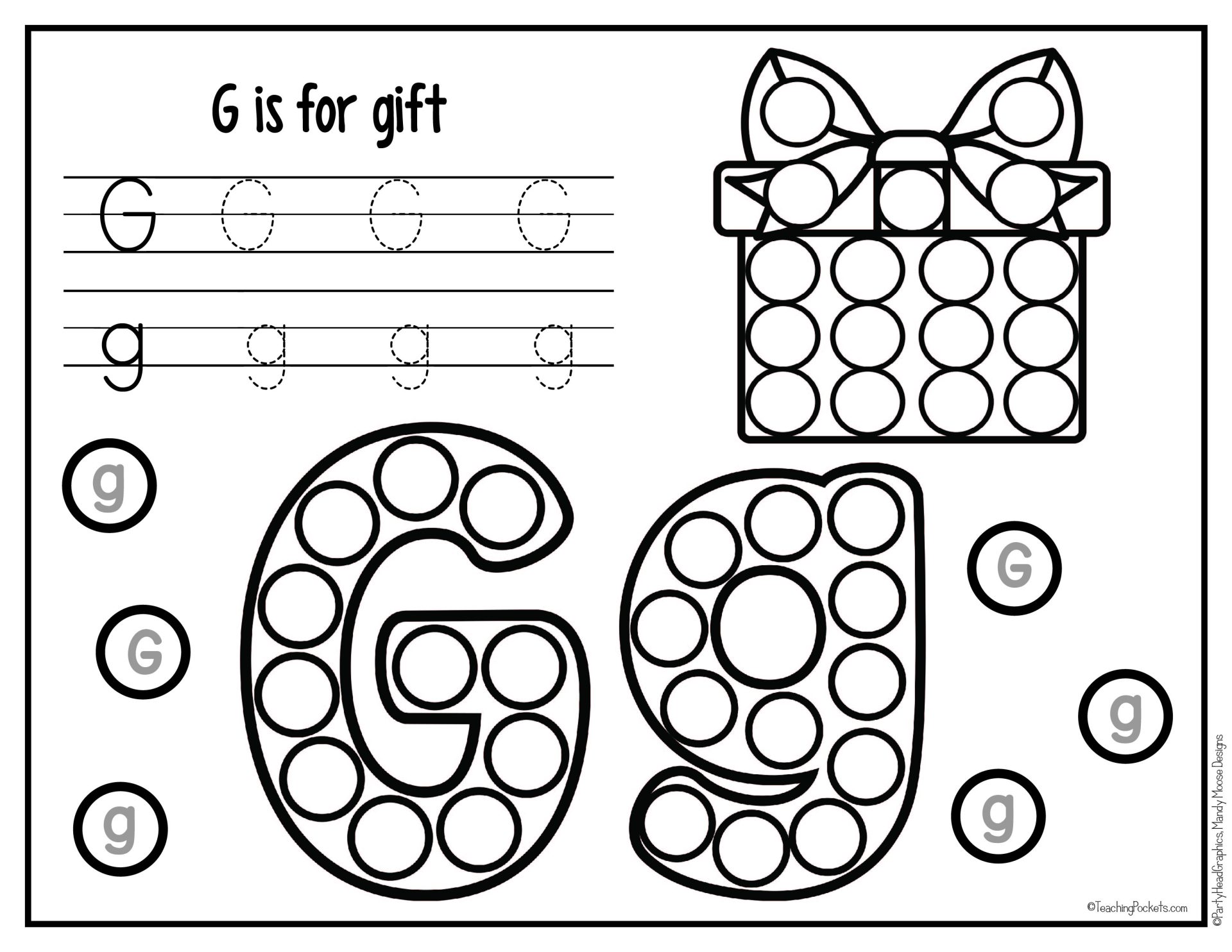 Alphabet Dot Marker Worksheets – Teaching Pockets