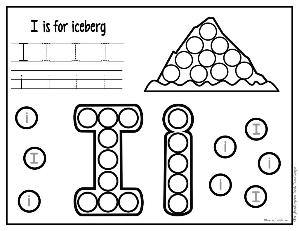 Alphabet Dot Marker Worksheets – Teaching Pockets