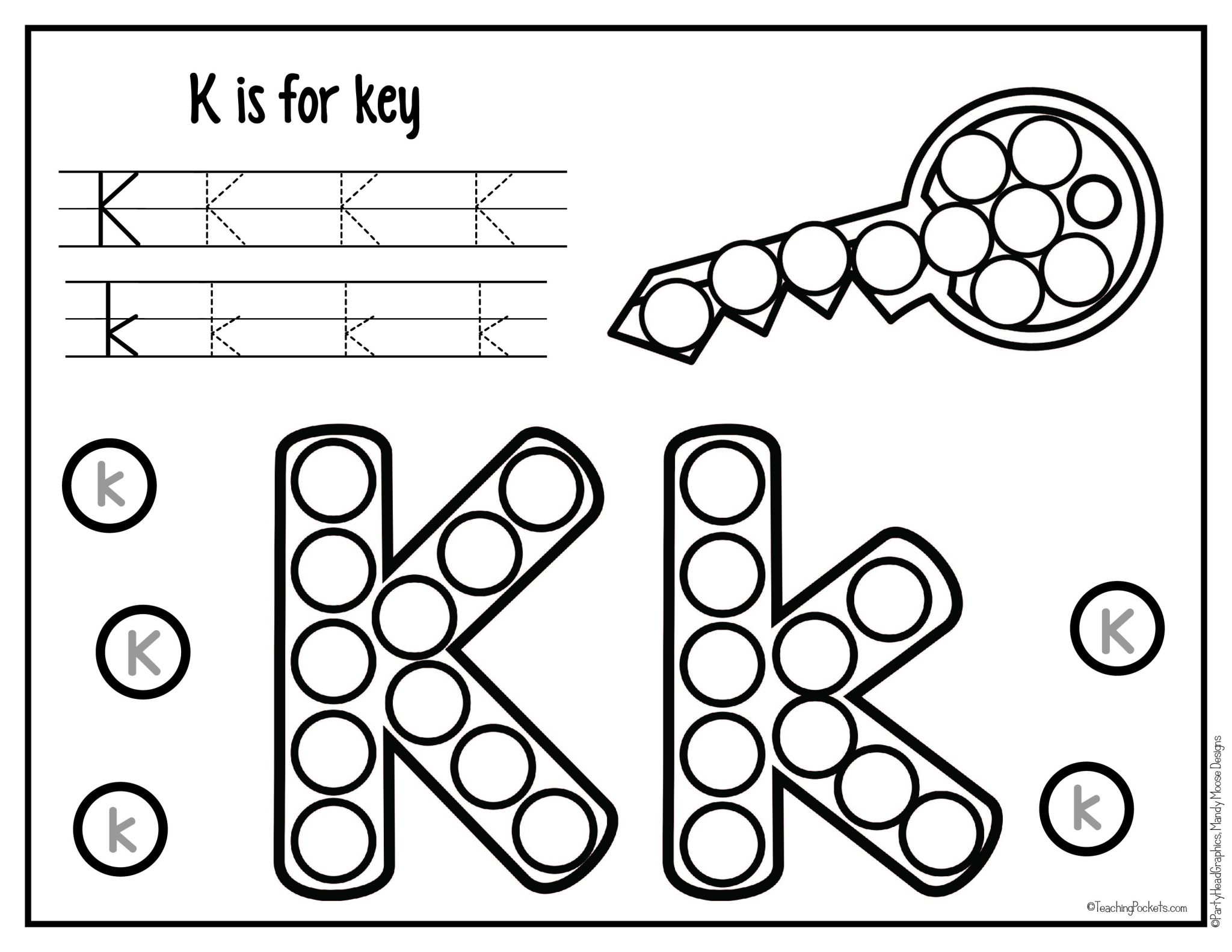 Alphabet Dot Marker Worksheets – Teaching Pockets