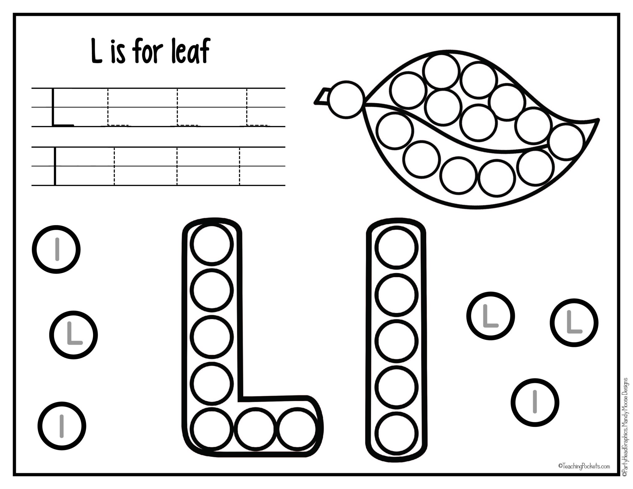 Alphabet Dot Marker Worksheets – Teaching Pockets