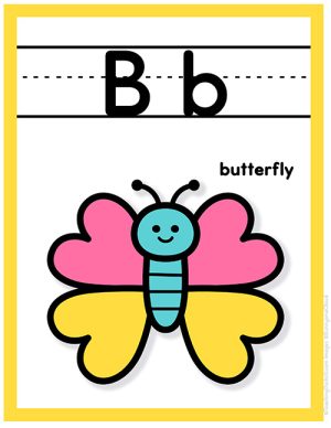 Free Simple Alphabet Posters for Kids – Teaching Pockets