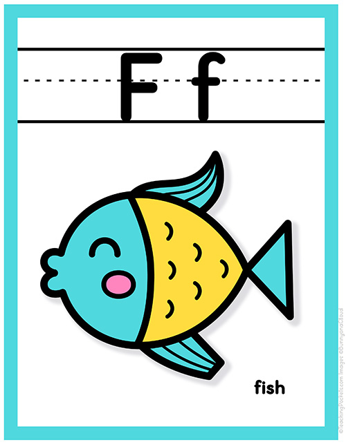Free Simple Alphabet Posters for Kids – Teaching Pockets