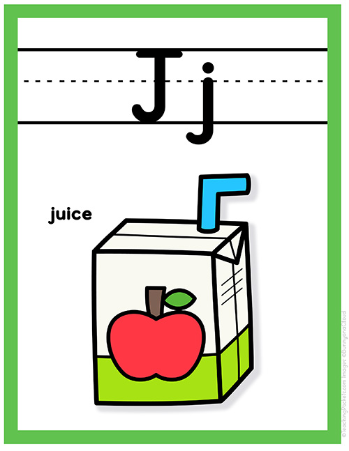 Free Simple Alphabet Posters for Kids – Teaching Pockets