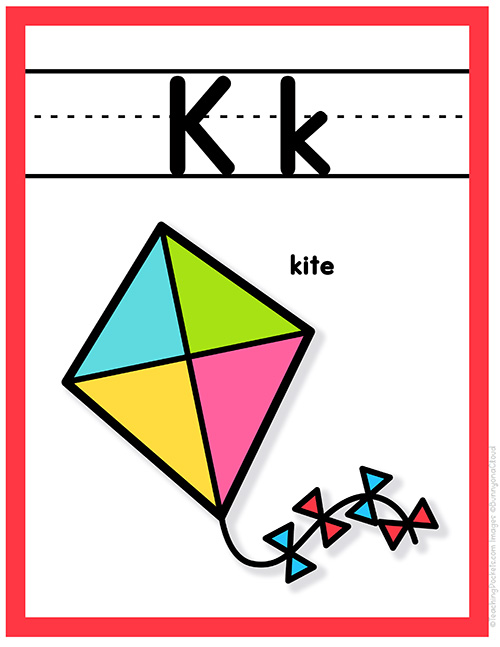 Free Simple Alphabet Posters for Kids – Teaching Pockets