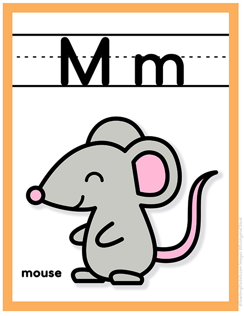Free Simple Alphabet Posters for Kids – Teaching Pockets