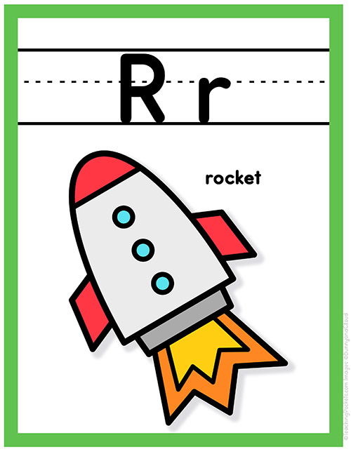 Free Simple Alphabet Posters for Kids – Teaching Pockets