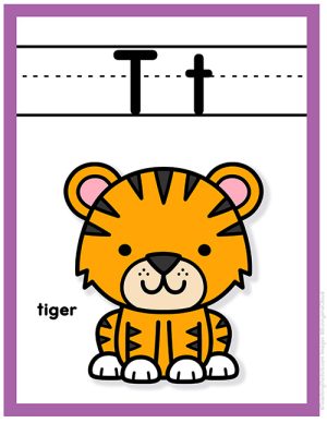 Free Simple Alphabet Posters for Kids – Teaching Pockets