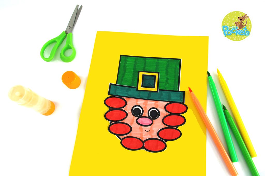 Leprechaun Shapes Printable Craft for St. Patrick's Day – Teaching Pockets