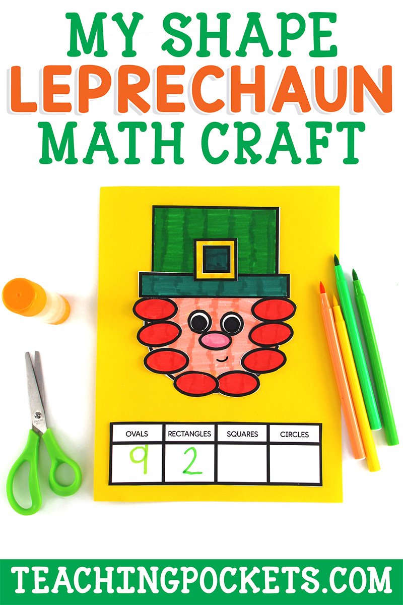 Leprechaun Shapes Printable Craft for St. Patrick's Day – Teaching Pockets