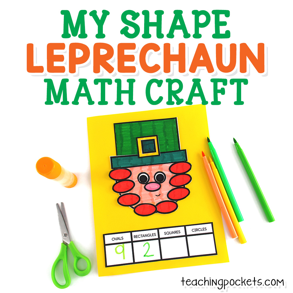Leprechaun Shapes Printable Craft for St. Patrick's Day – Teaching Pockets