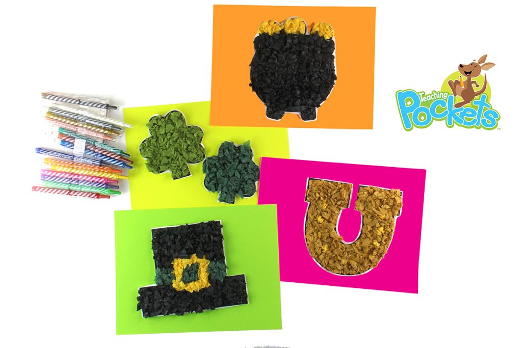 Tissue Paper Crafts for St. Patrick's Day – Teaching Pockets