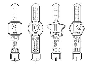 Printable Number Watches for Kids Numbers 1-20 – Teaching Pockets