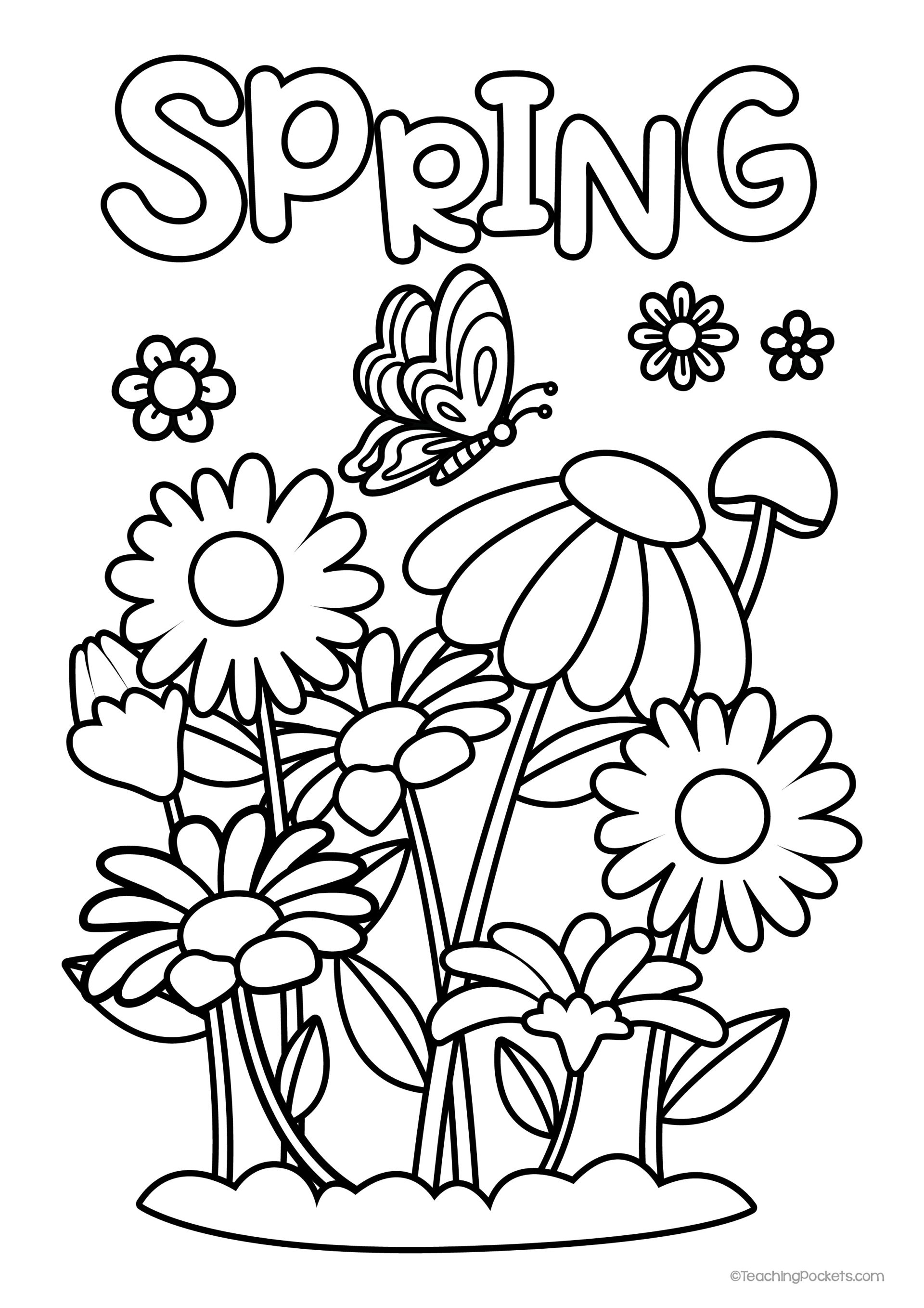 10 Free March Coloring Page Printables for Kids – Teaching Pockets