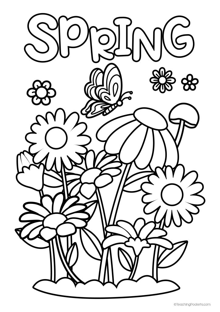 10 Free March Coloring Page Printables for Kids – Teaching Pockets