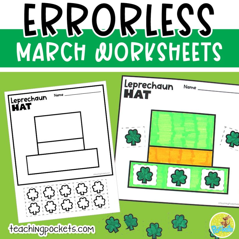 Errorless Worksheets Archives – Teaching Pockets