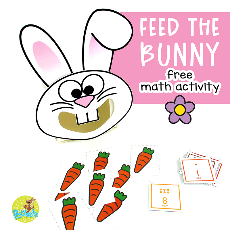 Feed the Easter Bunny Math Game: A Spring Learning Activity – Teaching ...
