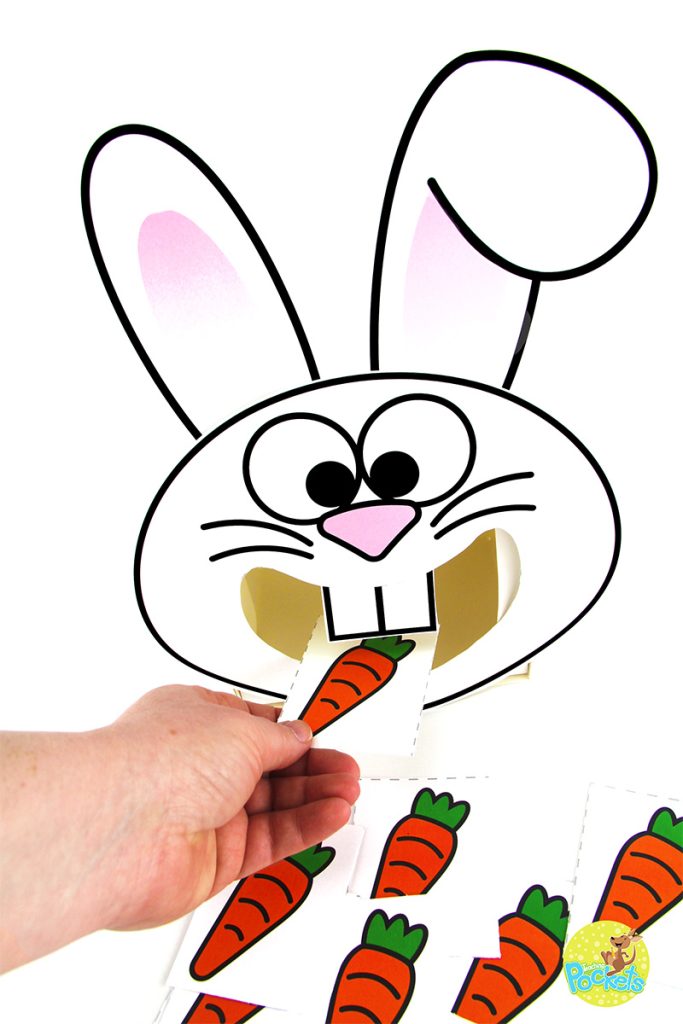 Feed the Easter Bunny Math Game: A Spring Learning Activity – Teaching ...