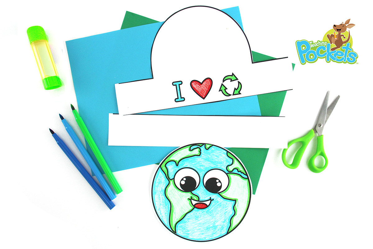 Free Printable Earth Day Crowns Craft for Kids – Teaching Pockets