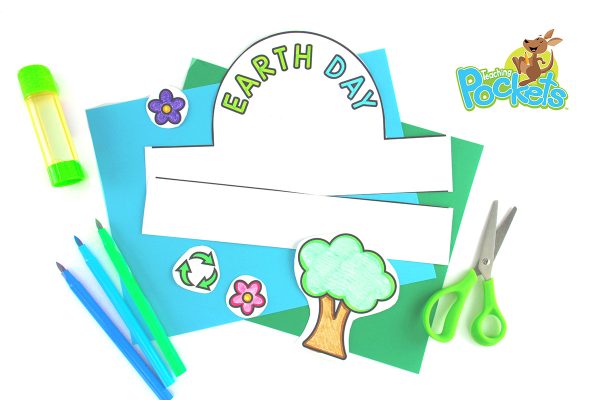 Free Printable Earth Day Crowns Craft for Kids – Teaching Pockets