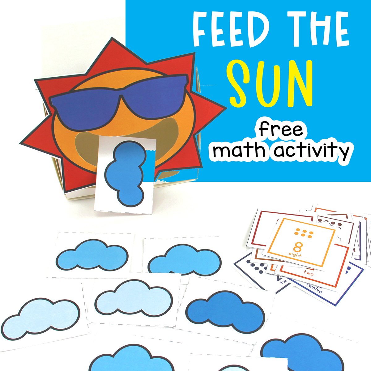 Feed the Sun: Preschool Summer Math Game – Teaching Pockets
