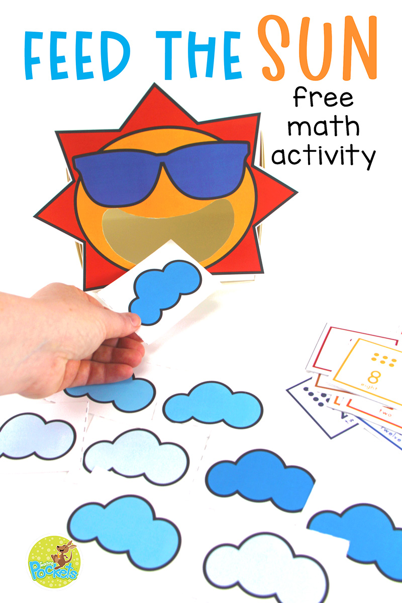 Feed the Sun: Preschool Summer Math Game – Teaching Pockets