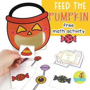 Feed the Pumpkin Preschool Math Game – Teaching Pockets