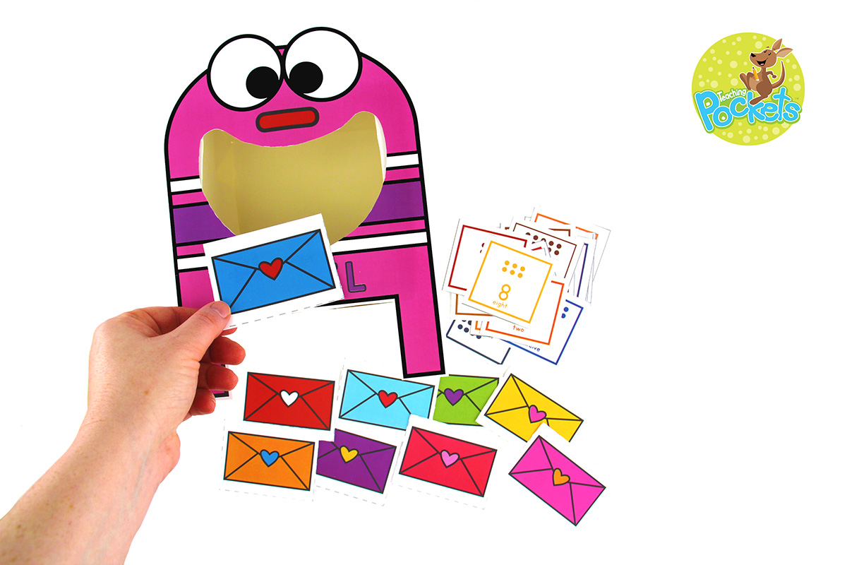 Feed the Valentine Preschool Activity – Teaching Pockets