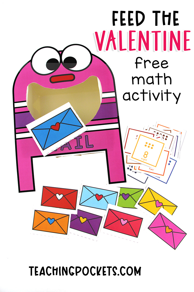 Feed the Valentine Preschool Activity – Teaching Pockets