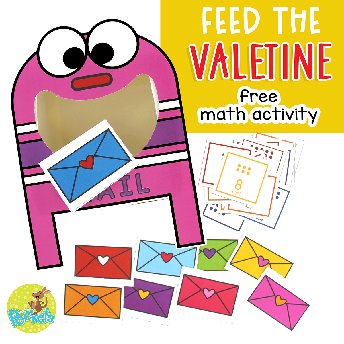 Feed the Valentine Preschool Activity – Teaching Pockets