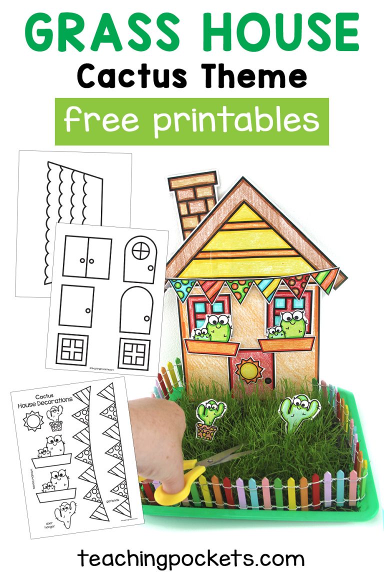 Grass House Craft With a Cactus Theme – Teaching Pockets