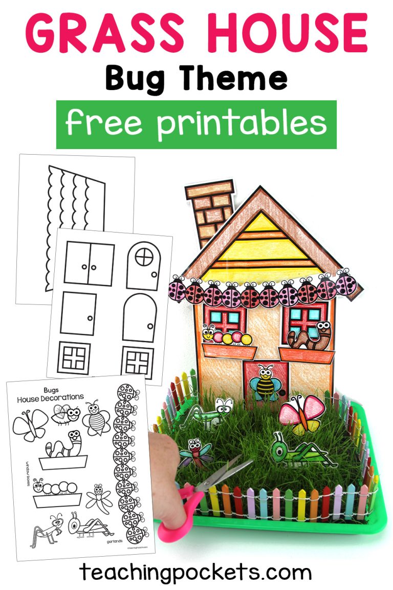 Grass House Craft Bug Theme – Teaching Pockets