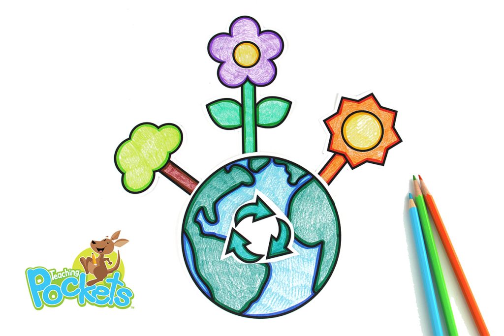 Earth Day Cut and Paste Crafts: Free Printables for Kids – Teaching Pockets