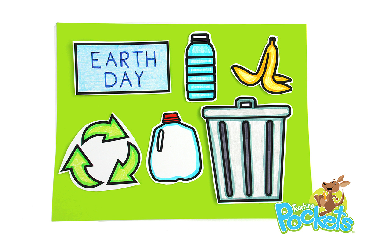 Earth Day Cut and Paste Crafts: Free Printables for Kids – Teaching Pockets