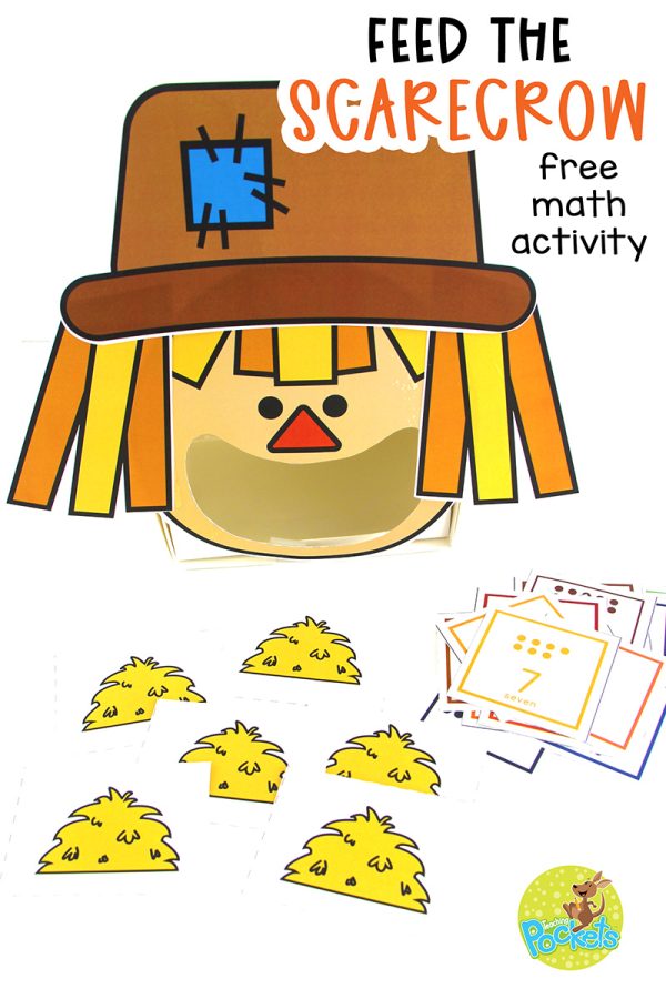 Feed the Scarecrow Preschool Math Game – Teaching Pockets