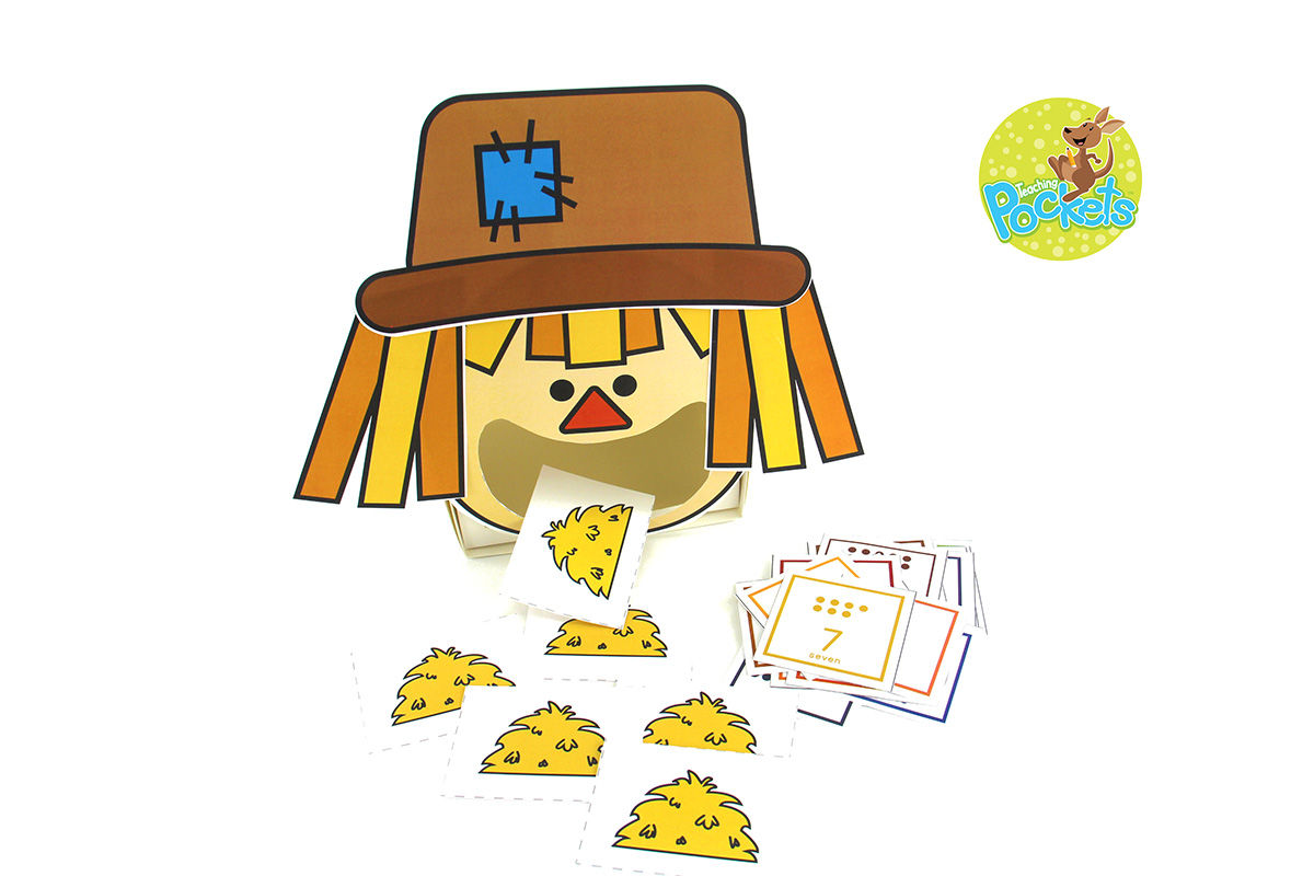 Feed the Scarecrow Preschool Math Game – Teaching Pockets
