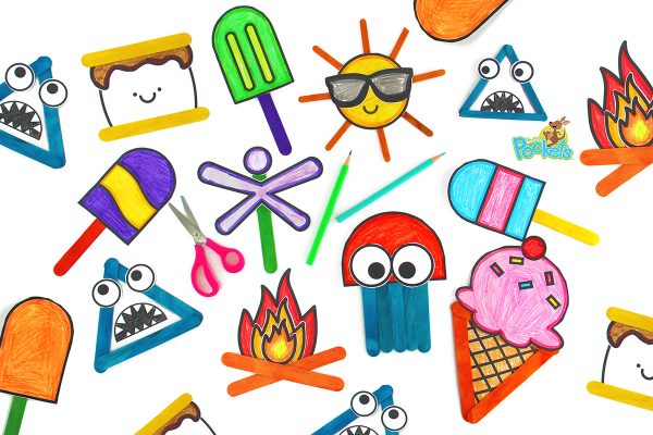 Summer Popsicle Stick Crafts – Teaching Pockets