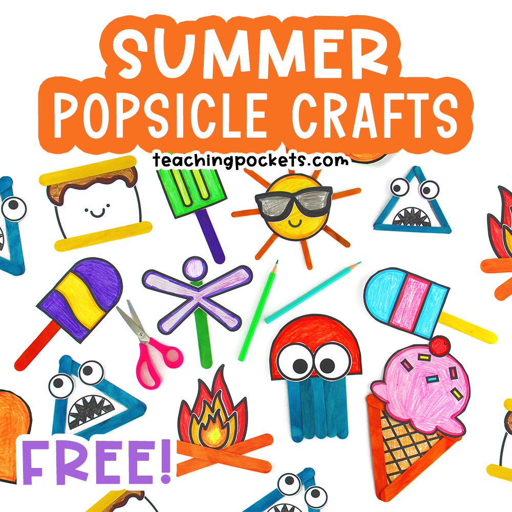Summer Popsicle Stick Crafts – Teaching Pockets