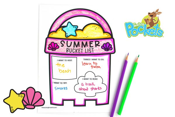 Free Summer Bucket List Activity Page for Kids – Teaching Pockets