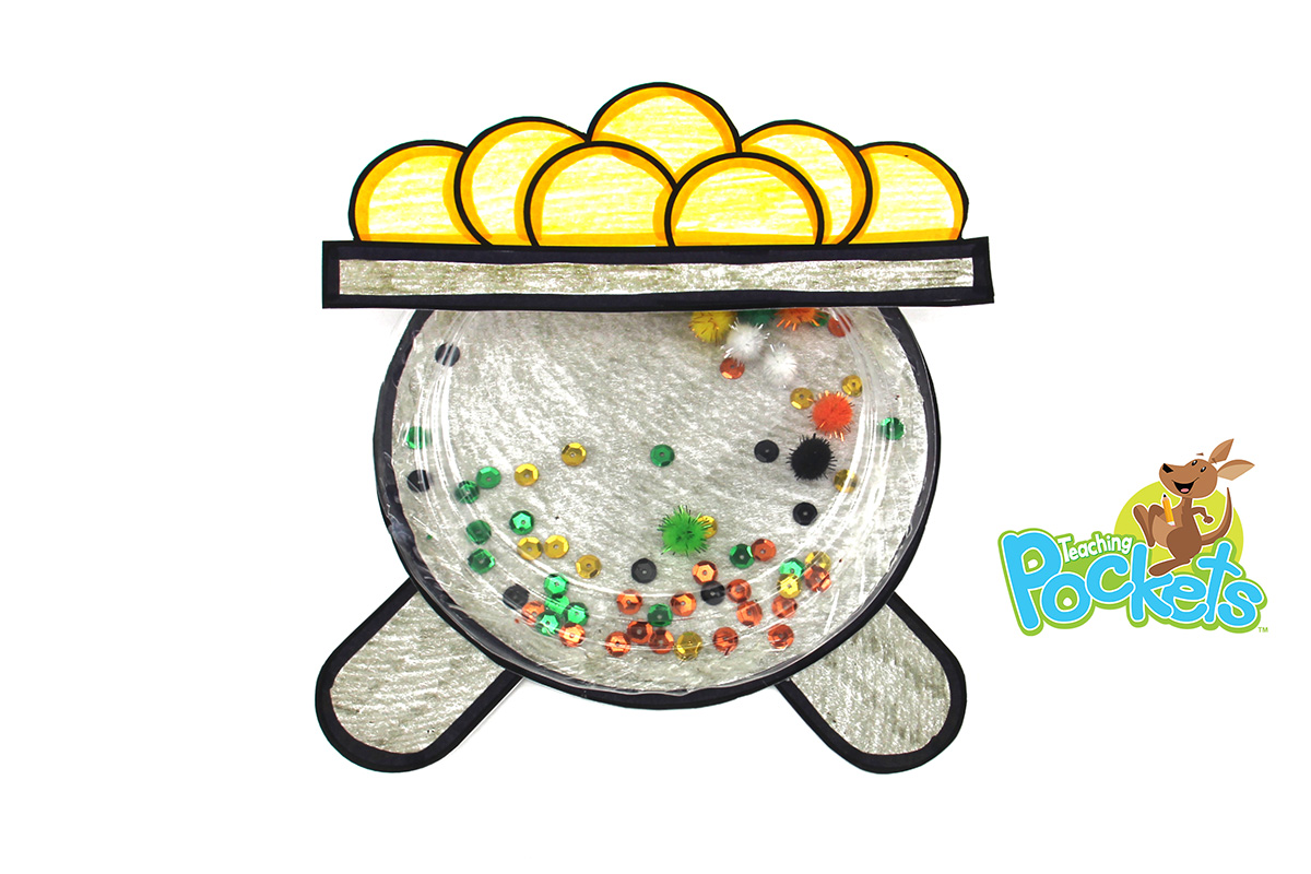 Easy St. Patrick's Day Pot of Gold Craft Printable – Teaching Pockets