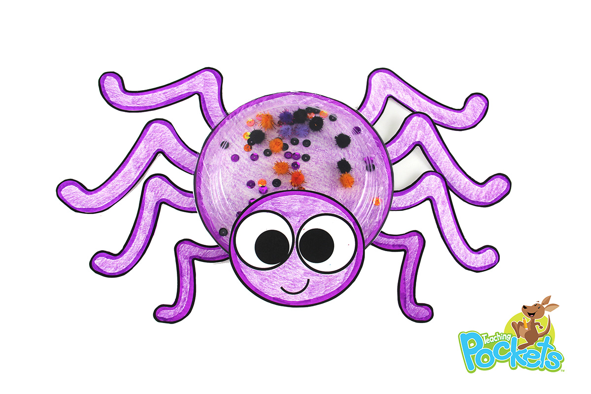 Adorable and Easy Paper Plate Spider Craft for Kids – Teaching Pockets